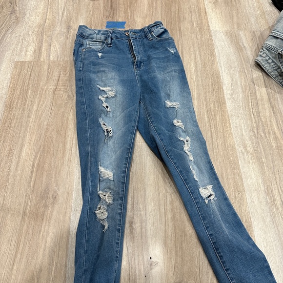 Jeans | Forever 21 Ripped Covered Jeans | Poshmark